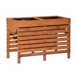 Tchibo - Hochbeet - 50x100x71cm - braun - Holz