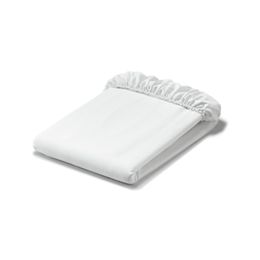 Tchibo - Satin-Spannbettlaken, wei&szlig;, Doppelgr&ouml;&szlig;e