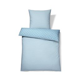 Tchibo - Microfaser-Bettw&auml;sche - hellblau