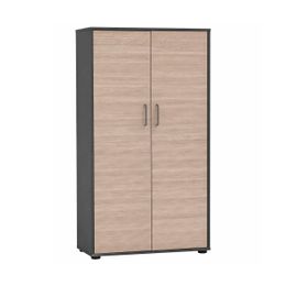 Tchibo - Aktenschrank &raquo;Metz&laquo; - 80,1x38,2x150cm - silber - Holz / Metall / Kunststoff