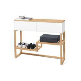 Tchibo - Konsole mit Schubladen - 100x30x80cm - wei&szlig; -