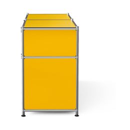 Tchibo - Sideboard Metall &raquo;Cn3&laquo; mit 2 Klappenf&auml;chern und 2 Schubladen - 152x40x64,5cm - chrom -