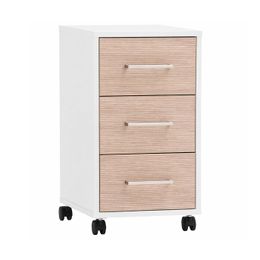 Tchibo - Rollcontainer &raquo;Metz&laquo; - 32,6x39,1x59,7cm - silber - Holz / Metall / Kunststoff
