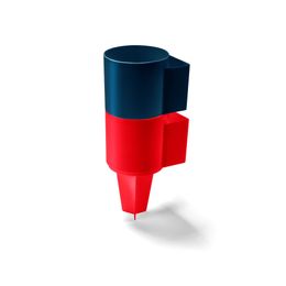 Tchibo - 2 Strandbecher-Halter - dunkelblau