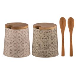 Tchibo - Salz- und Pfeffergef&auml;&szlig; &raquo;Tirari&laquo; - beige
