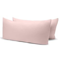 Tchibo - 2 Jersey-Kopfkissenbez&uuml;ge - rosa