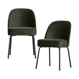 Tchibo - Woood Esszimmerstuhl &raquo;Vogue&laquo; - 50x57x83cm - dunkelgr&uuml;n - Polyester