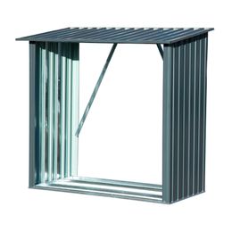 Tchibo - Kaminholz-Regal - 83x163x154cm - anthrazit -