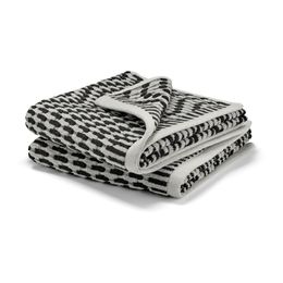 Tchibo - 2 Jacquard-Handt&uuml;cher - schwarz