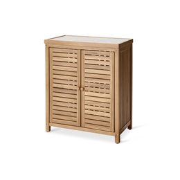 Tchibo - Outdoor-Schrank &raquo;Frieso&laquo; mit Beton-Arbeitsfl&auml;che - 70x40x80cm - braun -