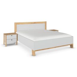 Rauch Bett mit 2 Nachttischen &raquo;Credo&laquo; - 295x207x100cm - braun - Holz