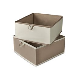 Tchibo - 2 Schubladen-Ordnungsboxen - wei&szlig;