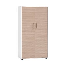 Tchibo - Aktenschrank &raquo;Metz&laquo; - 80,1x38,2x150cm - silber -