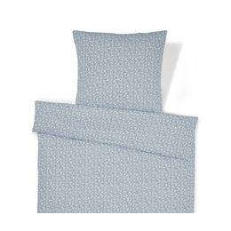 Tchibo - Jersey-Bettw&auml;sche - hellblau