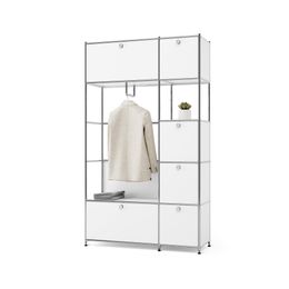 Tchibo - Systemschrank Metall &raquo;Cn3&laquo; - 115x40x195cm - chrom -