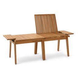 Tchibo - Plauderbank mit flexibler R&uuml;ckenlehne - 72x50x86,5cm - braun -