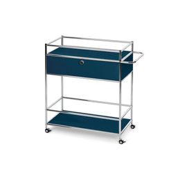 Tchibo - Barwagen &raquo;Cn3&laquo; - 77x40x93cm - chrom - Metall / Metall