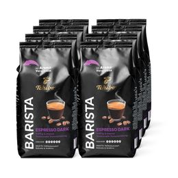 Tchibo - Barista Espresso Dark - 8 x 1 kg Ganze Bohne - Intensit&auml;t: 6/6