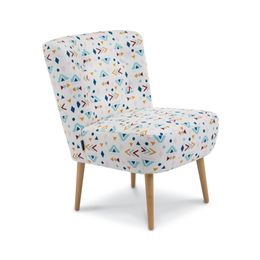 Tchibo - Max-Winzer -Kindersessel &raquo;Fiona&laquo; im Ethno-Look - 58x68x78cm - braun - Holz / Polyester / Buchenholz