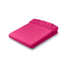 Tchibo - Jersey-Spannbettlaken - pink