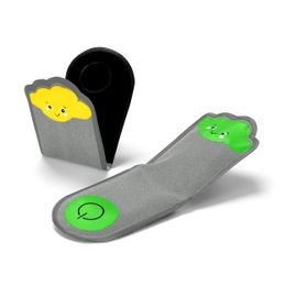 Tchibo - 2 LED-Magnet-Lichter &raquo;Wolken&laquo; - gr&uuml;n
