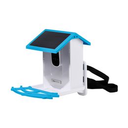 Tchibo - Vogel-Futterhaus &raquo;Eazy&laquo; mit Solarpanel und Wi-Fi-Kamera - wei&szlig;