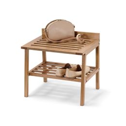 Tchibo - Hocker mit breiten Ablagefl&auml;chen - 55x40,5x51cm - braun - Eichenholz