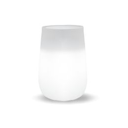 New Garden Outdoor-LED-Pflanzk&uuml;bel &raquo;Cameilia&laquo; - wei&szlig;
