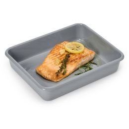 Tchibo - Emaille-Grillschale - grau