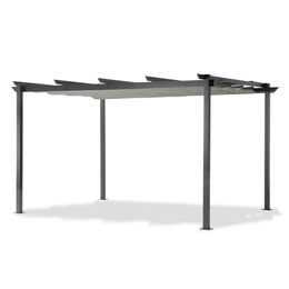 Leco Pergola - 400x293x225cm - anthrazit - Aluminium / Stahl / Polyester