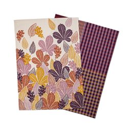 Tchibo - 2 Jacquard-Geschirrt&uuml;cher - gelb