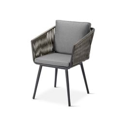 Tchibo - Sessel &raquo;Rope&laquo; - 60x62x85cm - anthrazit - Polypropylen / Stahl / Schaumstoff