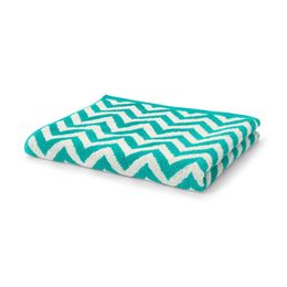 Tchibo - Jacquard-Badetuch - wei&szlig;