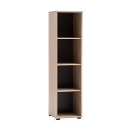 Tchibo - Regal &raquo;Arezzo&laquo; - 38,2x38,2x150cm - schwarz - Holz / Metall / Kunststoff