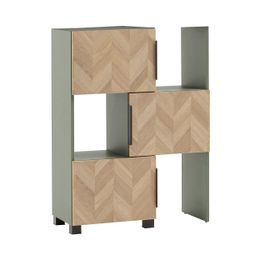 Tchibo - Schieberegal &raquo;Piazza&laquo; - 47x34,7x101,6cm - schwarz -