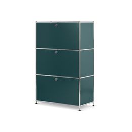 Tchibo - Kommode &raquo;Cn3&laquo; mit 3 Klappf&auml;chern - 77x40x120,5cm - chrom - Stahl / Aluminium