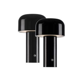 Tchibo - Just Light LED-Akku-Tischleuchte &raquo;Agnes&laquo; - 13x13x21,5cm - schwarz - Eisen / Eisen