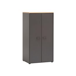 Tchibo - Mehrzweckschrank &raquo;Solea&laquo; - 80,5x60x155cm - anthrazit - Holz / Metall / Kunststoff