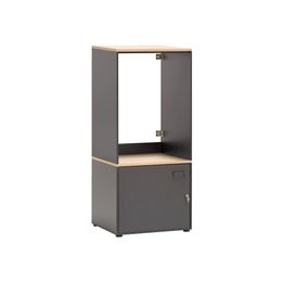 Tchibo - Waschmaschinenumbau &raquo;Solea&laquo; inkl. Unterschrank - 67x60x60cm - anthrazit - Holz / Metall / Kunststoff