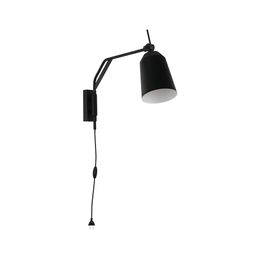 Eglo Wandleuchte &raquo;Loreto&laquo; - 6,7x14x36,5cm - schwarz - Stahl