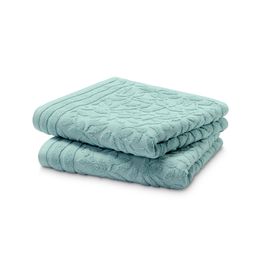 Tchibo - 2 Jacquard-Handt&uuml;cher - Mint