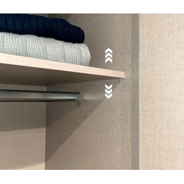 Rauch Kleiderschrank &raquo;Ella&laquo; - 181x56x197cm - grau -