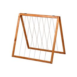 Tchibo - Rankhilfe-Aufsatz f&uuml;r Hochbeet &raquo;Kubus&laquo; - 78x58x78cm - hellbraun - Holz / Hanf