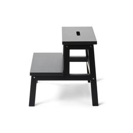 Tchibo - Tritthocker mit 2 Stufen - 44,5x40,5x38cm - schwarz -