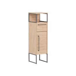 Tchibo - Bad-Unterschrank &raquo;Dumone&laquo; U 300 - 30,5x33x112,5cm - anthrazit - Holz / Stahl / Metall