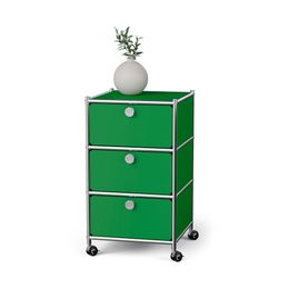 Tchibo - Rollcontainer Metall &raquo;Cn3&laquo; mit 3 Schubladen - 40x40x70,5cm - chrom - Stahl / Aluminium / Kunststoff