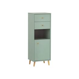 Tchibo - Highboard &raquo;Bjarne&laquo; - 40,5x33x113,5cm - braun - Holz / Metall