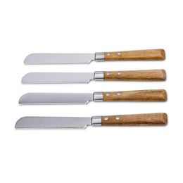 Tchibo - 4 Fr&uuml;hst&uuml;cksmesser - silber