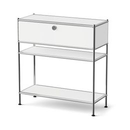 Tchibo - Metall-Konsole &raquo;Cn3 Slim Line&laquo; mit Schublade - 77x30,5x82cm - chrom -