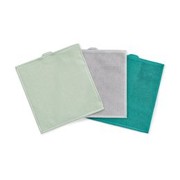 Tchibo - 3 Kosmetikt&uuml;cher aus Microfaser - grau